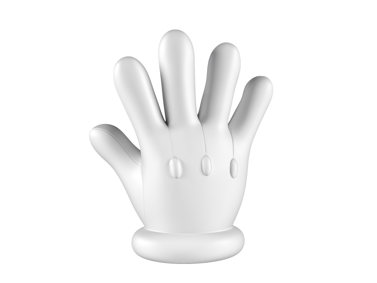 3D Mario Hand - Give 5 - TurboSquid 2432984