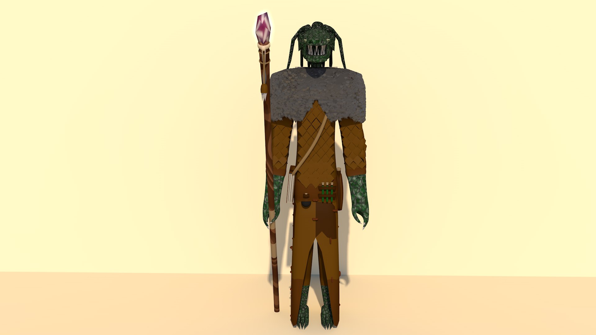 3D Villager Dragonborn - TurboSquid 1269855
