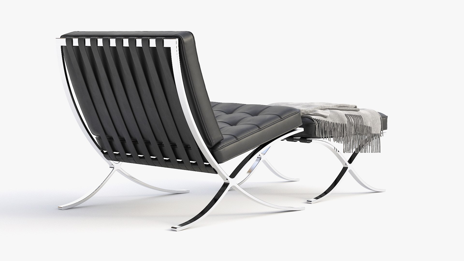 Barcelona Chair model - TurboSquid 1946112