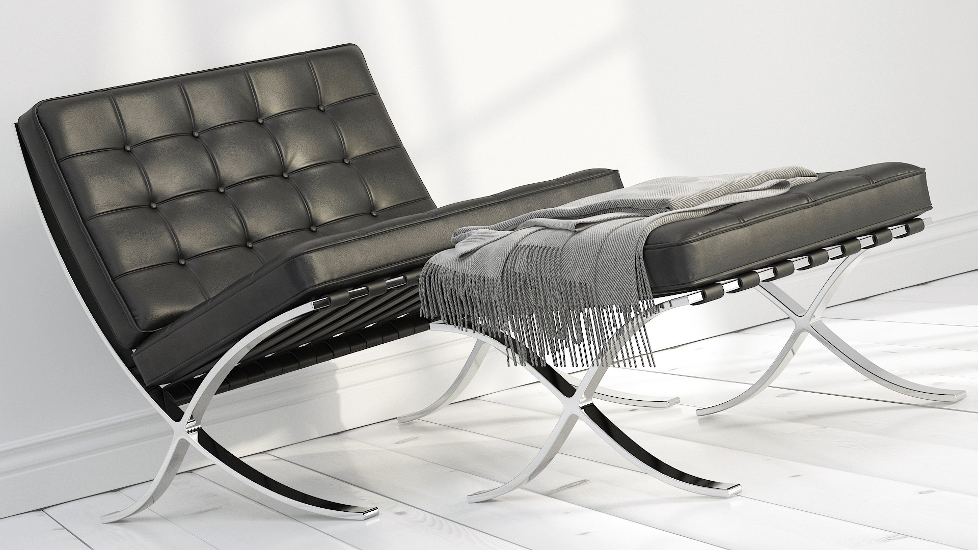 Barcelona Chair model - TurboSquid 1946112