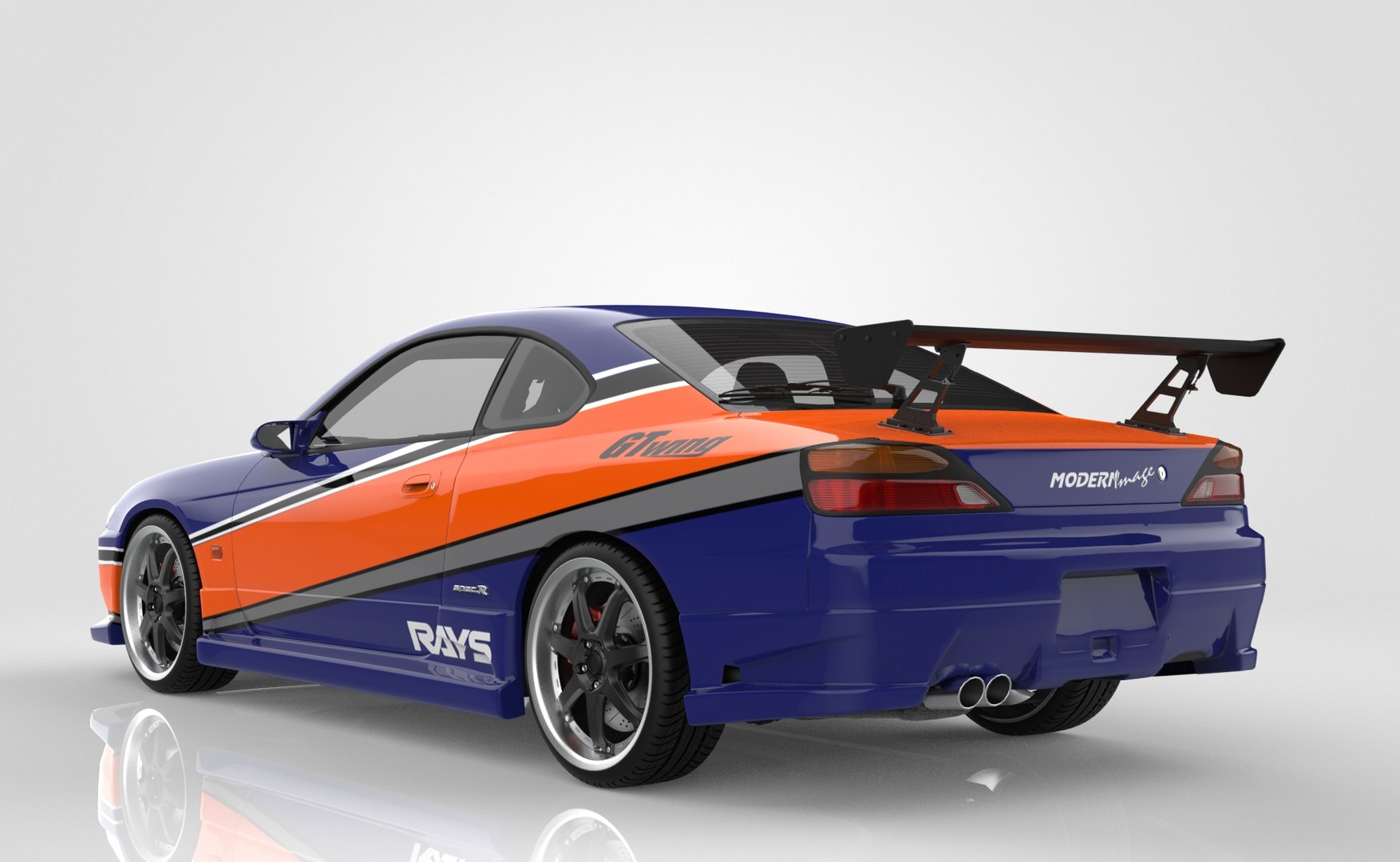 Nissan Silvia S15 Tokyo Drift 3D Model - TurboSquid 2010949