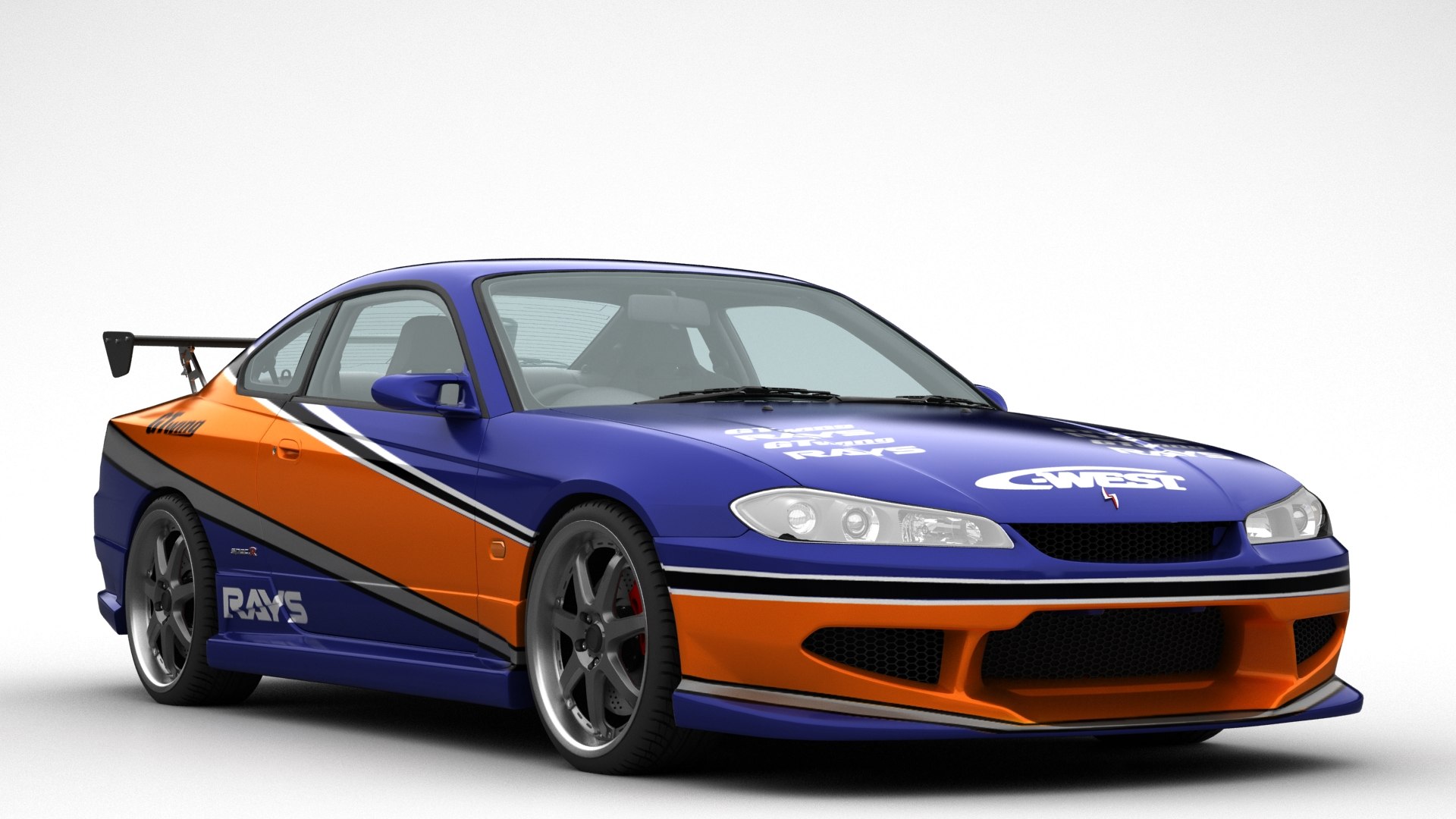 Nissan Silvia S15 Tokyo Drift 3D Model - TurboSquid 2010949