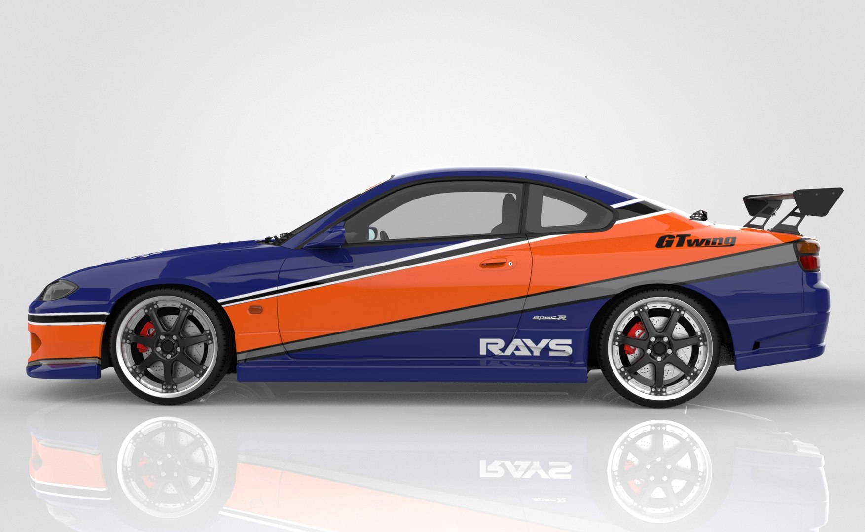 Nissan Silvia S15 Tokyo Drift 3D Model - TurboSquid 2010949