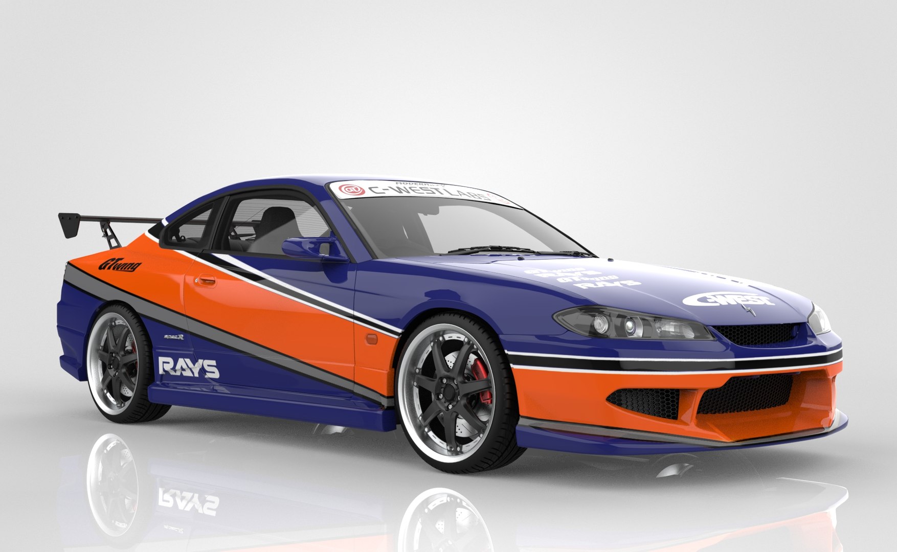 Nissan Silvia S15 Tokyo Drift 3D Model - TurboSquid 2010949