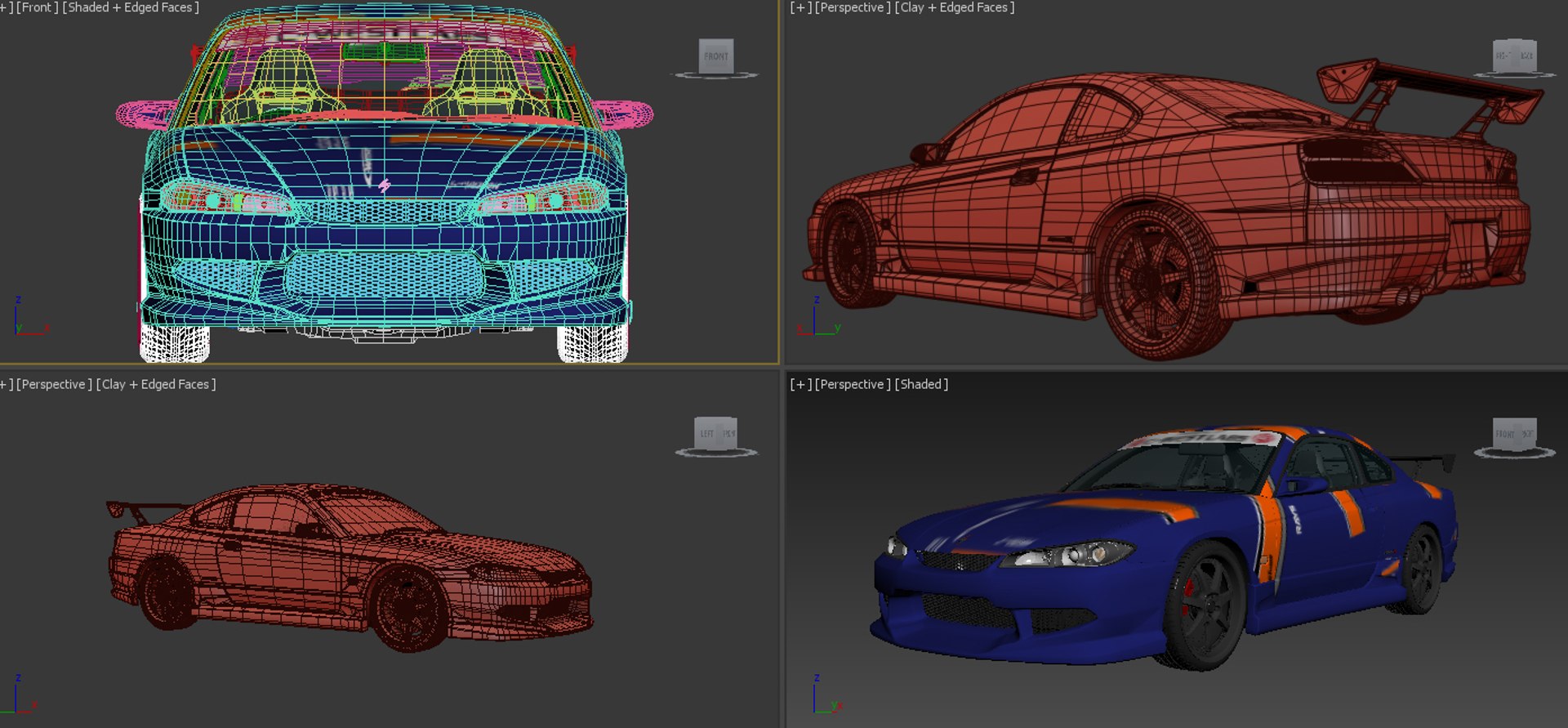 Nissan Silvia S15 Tokyo Drift 3D Model - TurboSquid 2010949