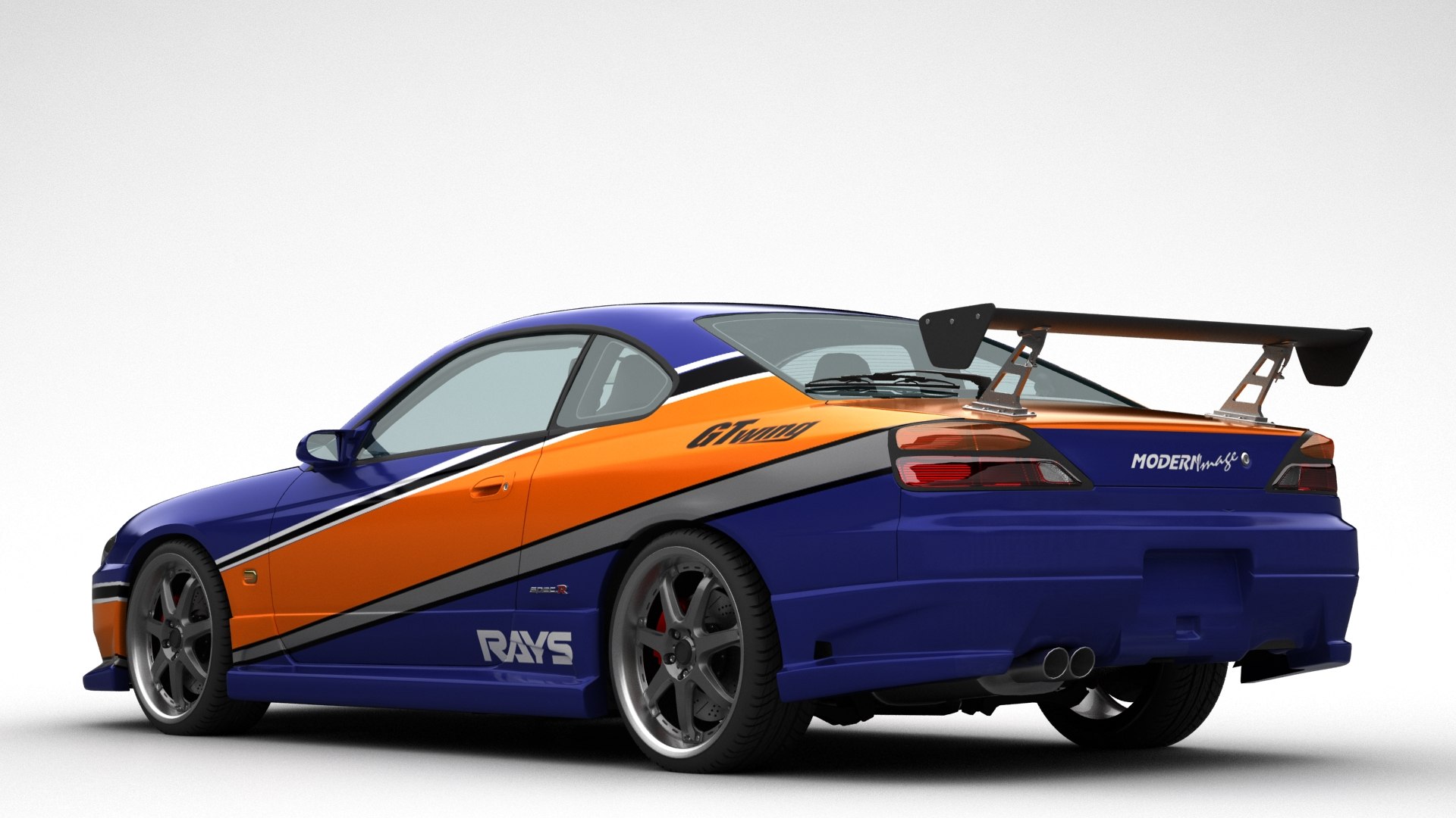 Nissan Silvia S15 Tokyo Drift 3D Model - TurboSquid 2010949