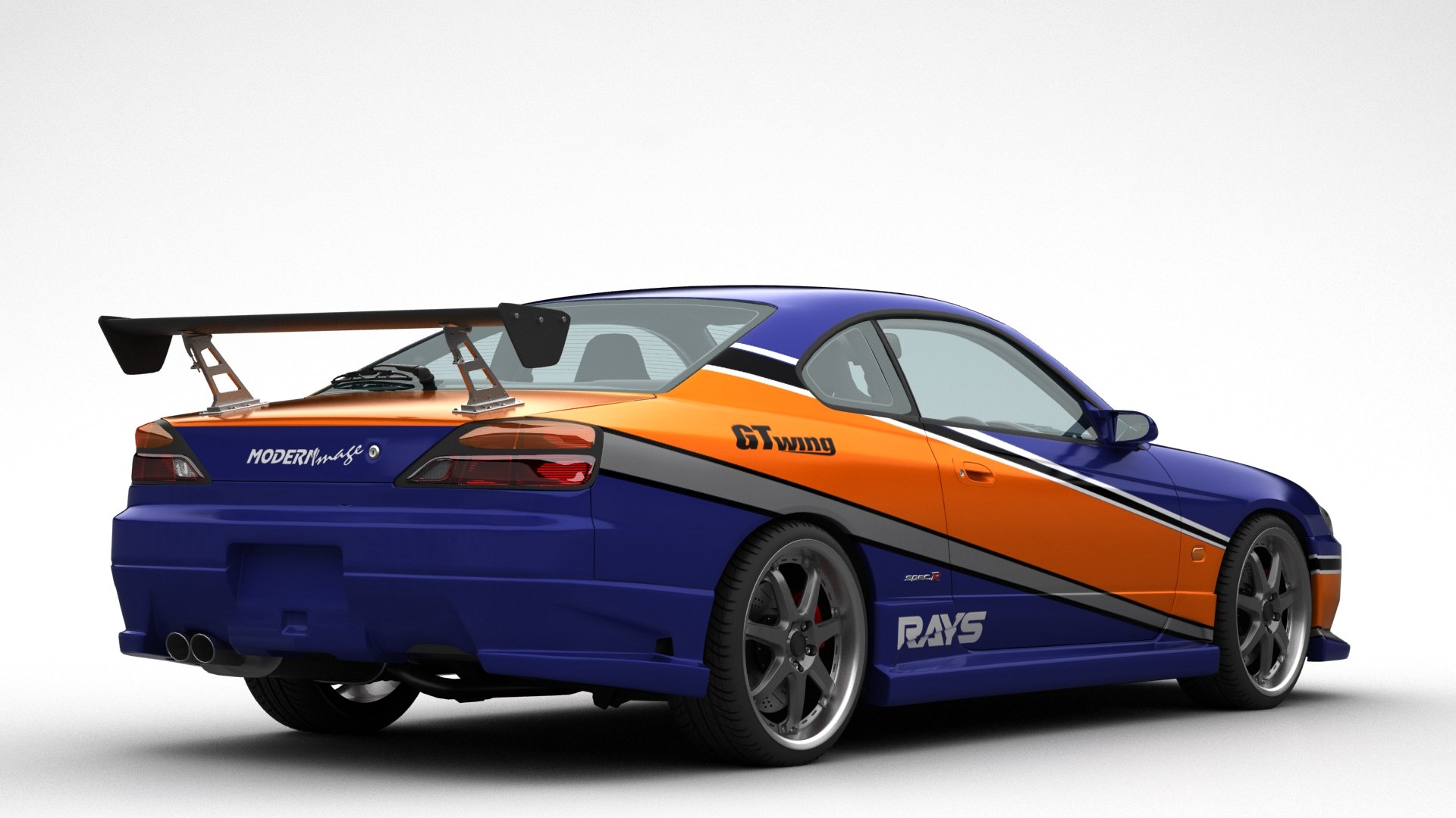 Nissan Silvia S15 Tokyo Drift 3D Model - TurboSquid 2010949