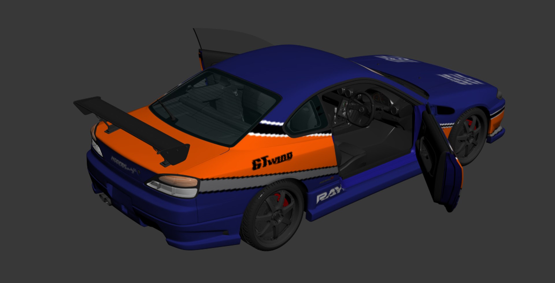 Nissan Silvia S15 Tokyo Drift 3D Model - TurboSquid 2010949