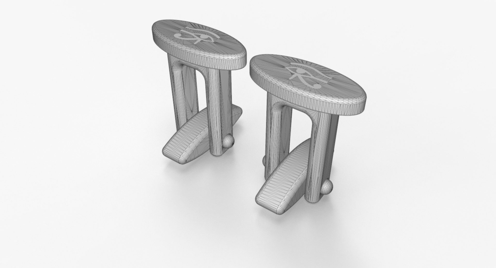 3D Cufflinks Ra Model - TurboSquid 1246525