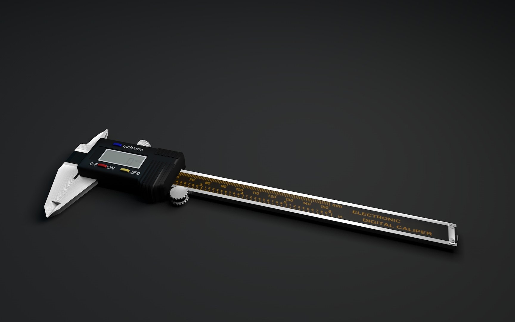Digital Caliper 3d C4d