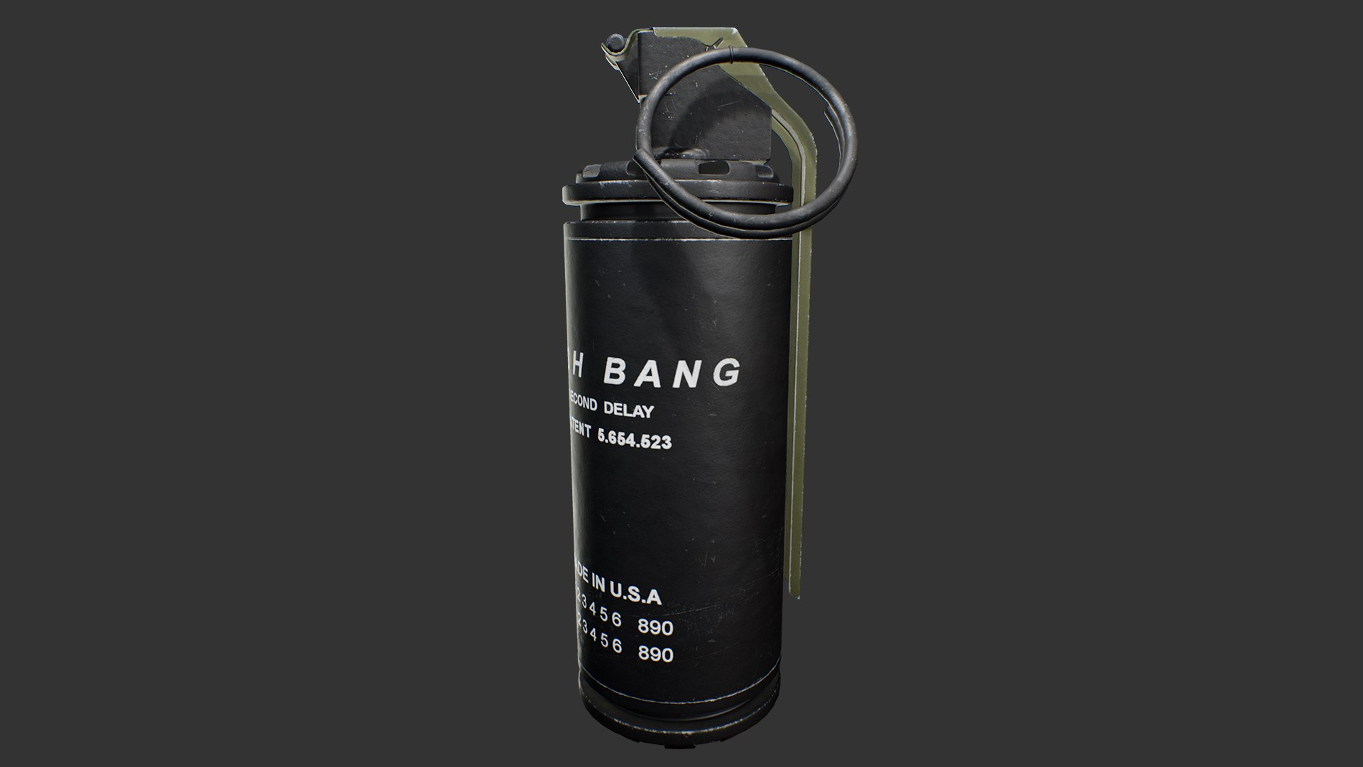 M7290 Stun Grenade model - TurboSquid 1835043