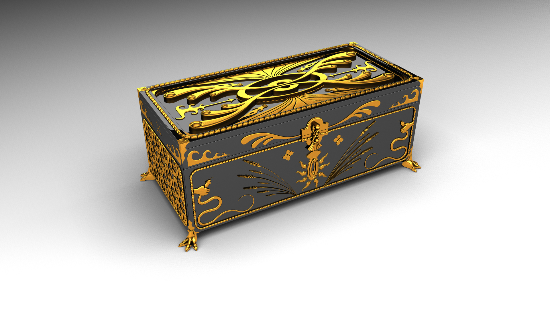 Decorative-box 3D Model - TurboSquid 1886782