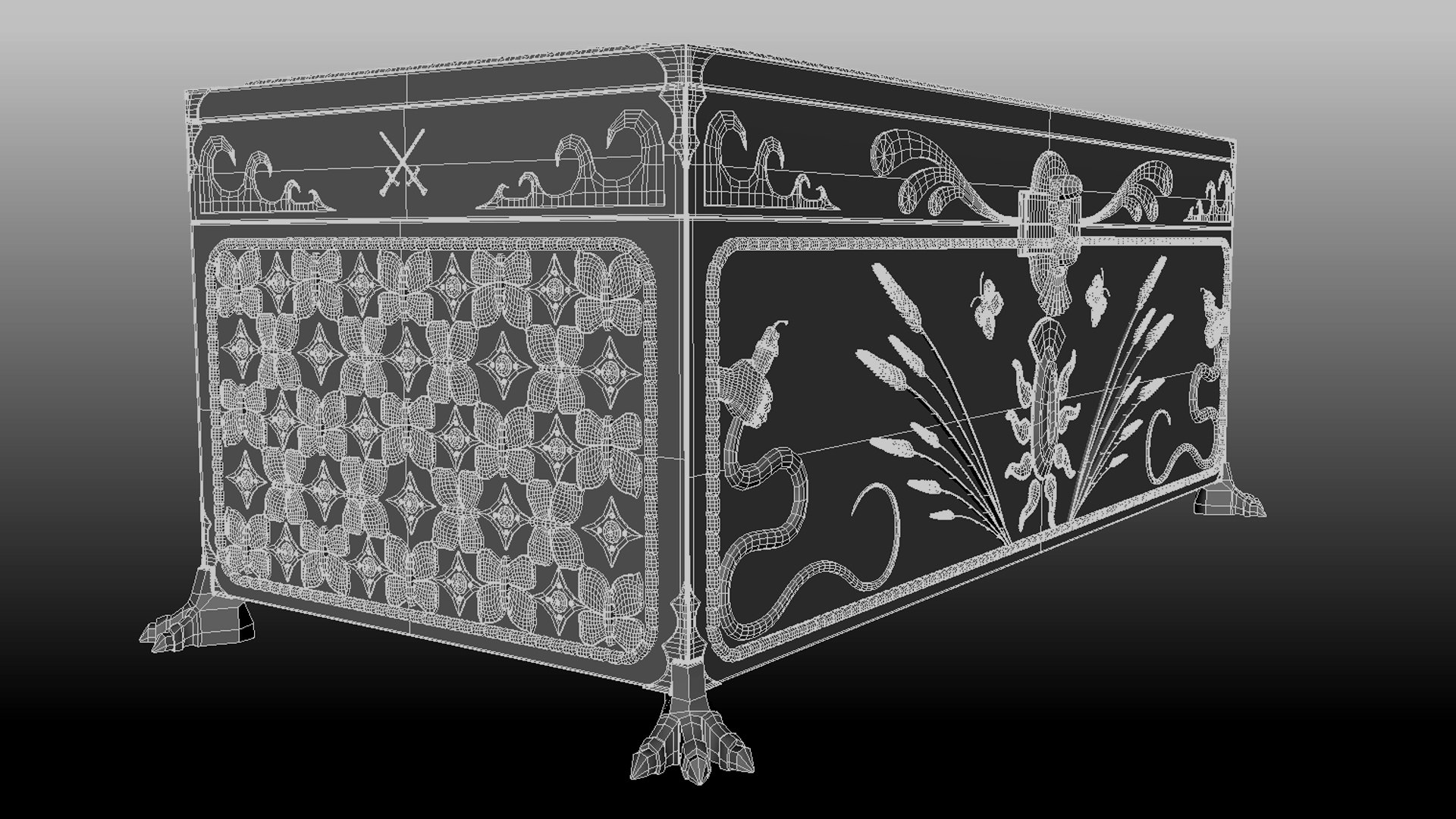 Decorative-box 3D Model - TurboSquid 1886782