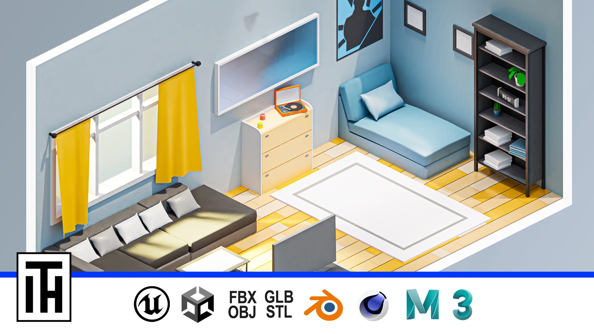 3D Room 83 - TurboSquid 2158396