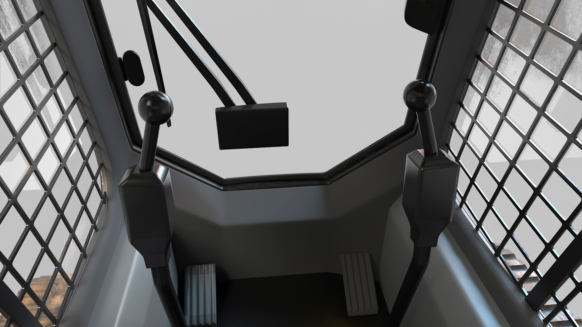 3D Skid Steer Loader With Operator And Sand Load - TurboSquid 2374025