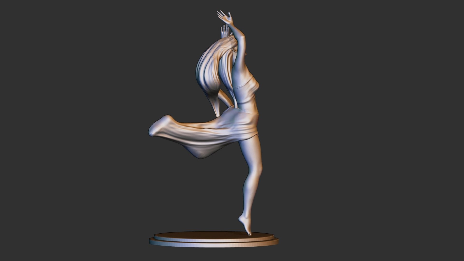 3D Dancing Woman 2 Model - TurboSquid 2040570