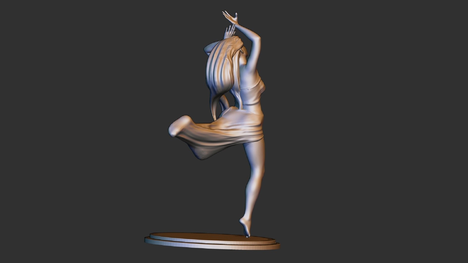 3D Dancing Woman 2 Model - TurboSquid 2040570