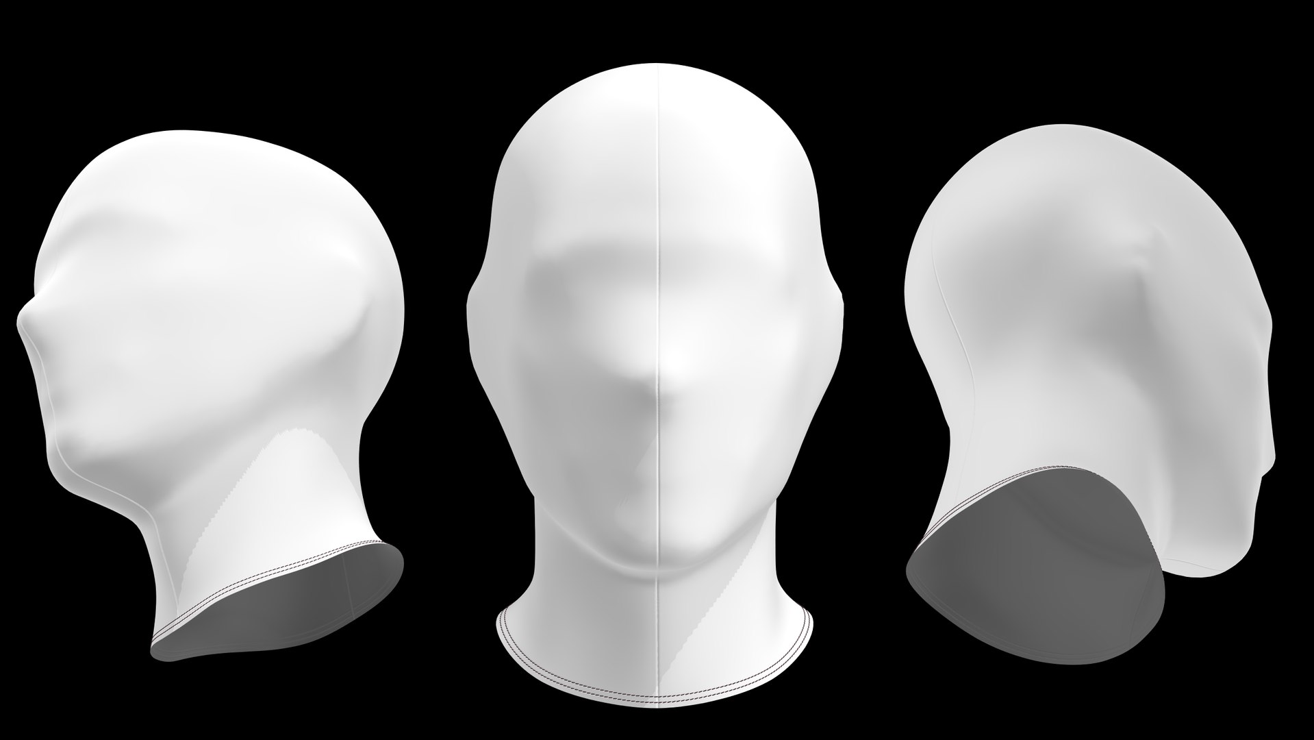 3D SKI MASK PACK Genesis 8 Zpac Obj Fbx Highpoly Model - TurboSquid 2319072