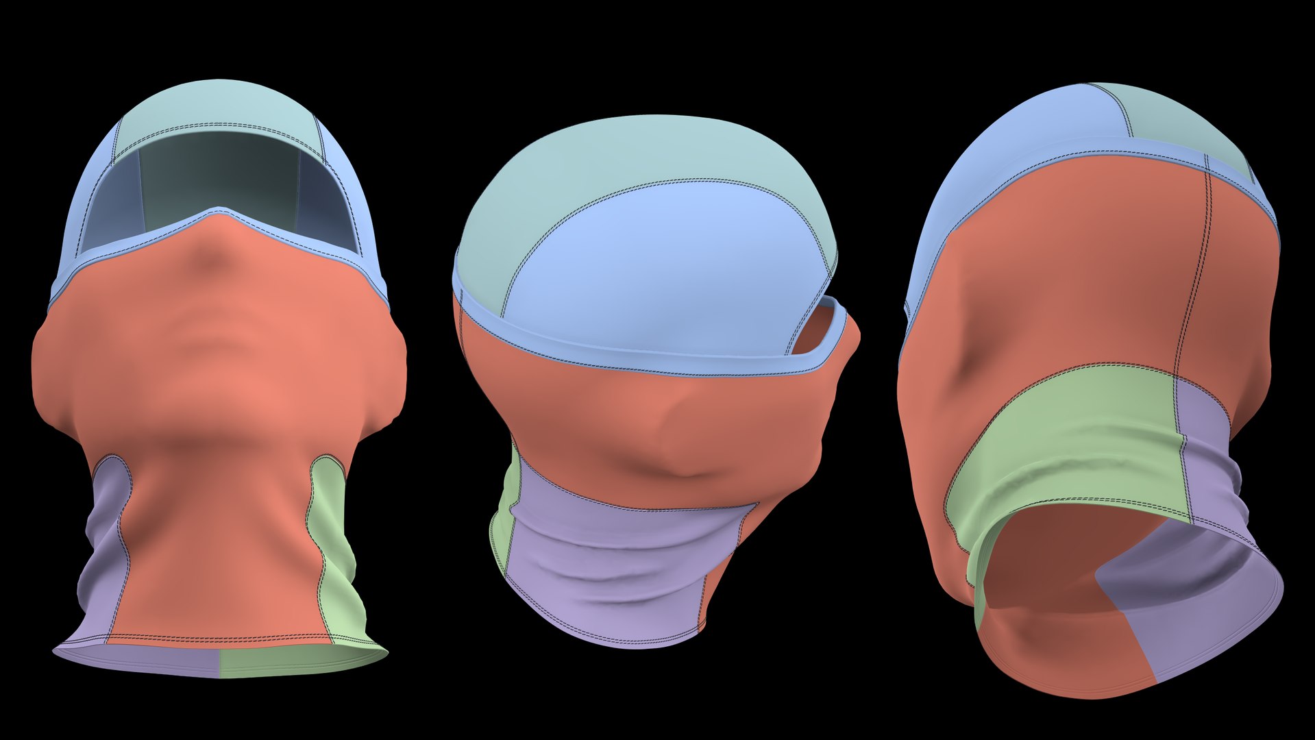 3D SKI MASK PACK Genesis 8 Zpac Obj Fbx Highpoly Model - TurboSquid 2319072