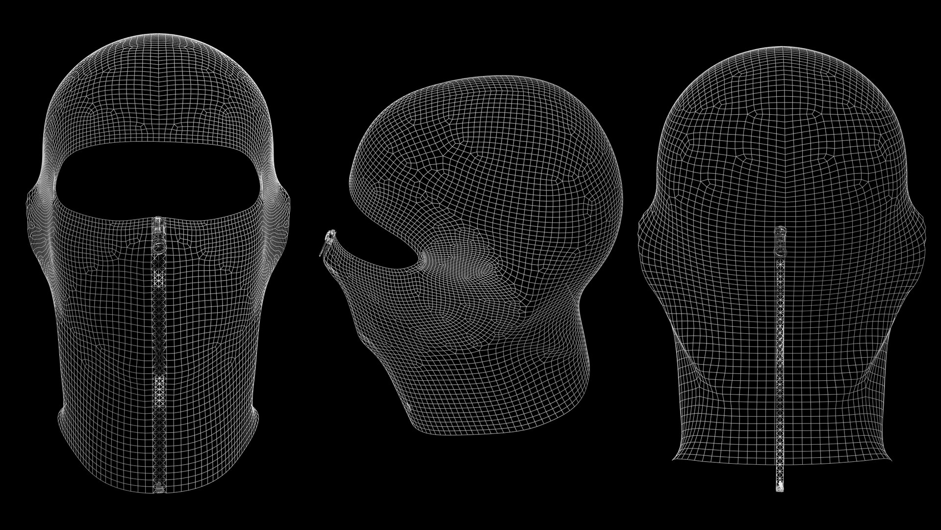 3D SKI MASK PACK Genesis 8 Zpac Obj Fbx Highpoly Model - TurboSquid 2319072