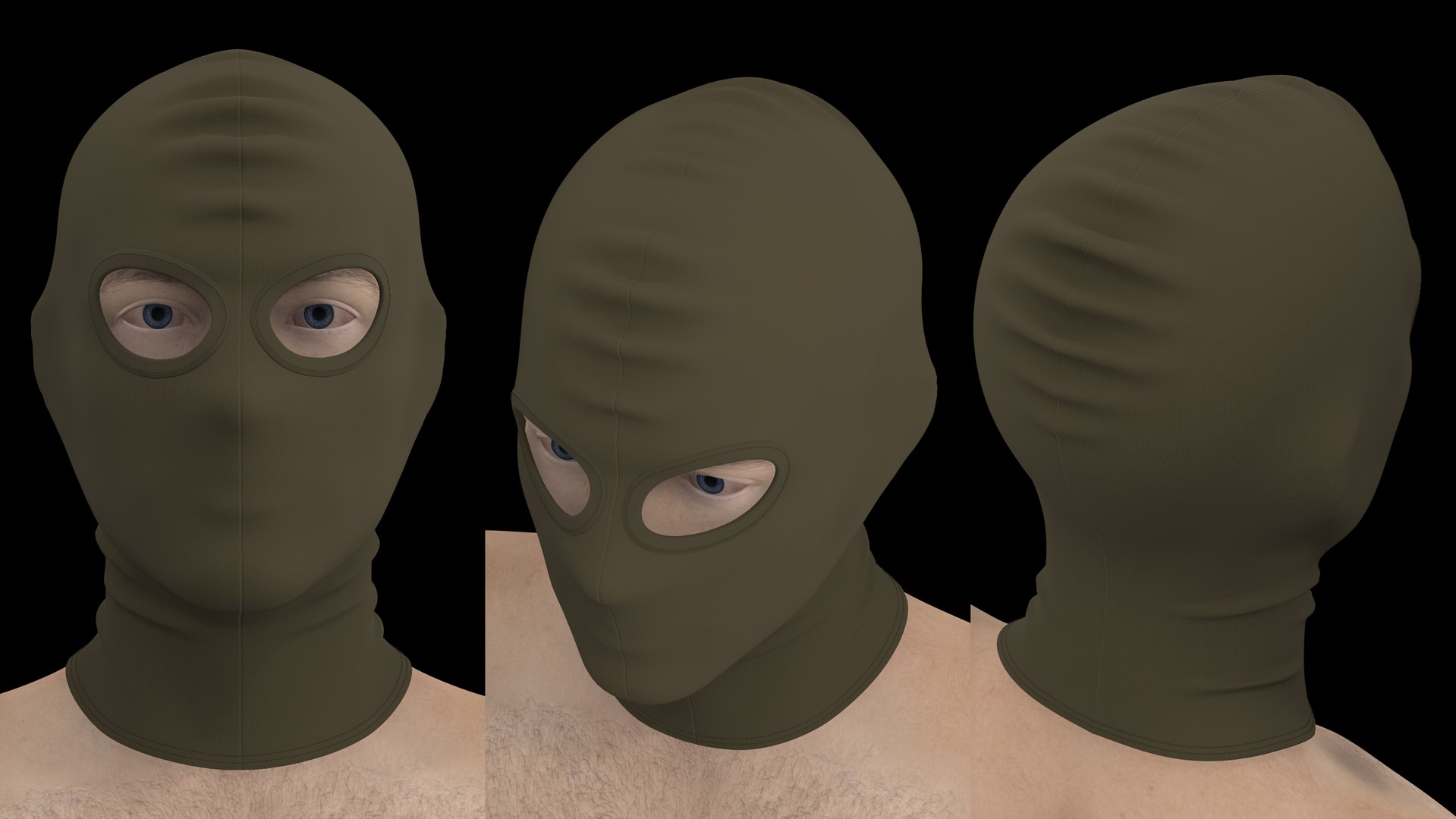 3D SKI MASK PACK Genesis 8 Zpac Obj Fbx Highpoly Model - TurboSquid 2319072