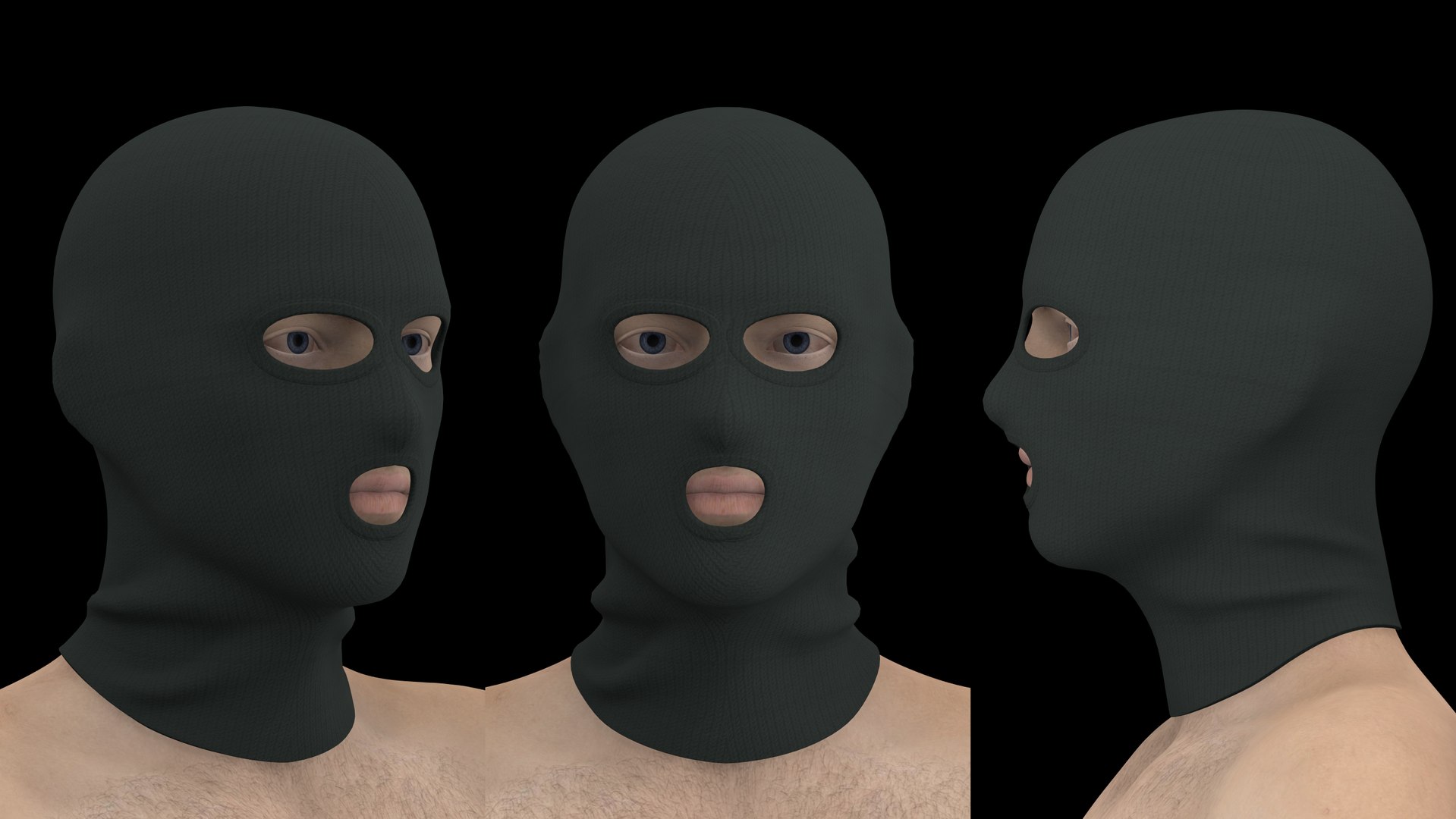 3D SKI MASK PACK Genesis 8 Zpac Obj Fbx Highpoly Model - TurboSquid 2319072