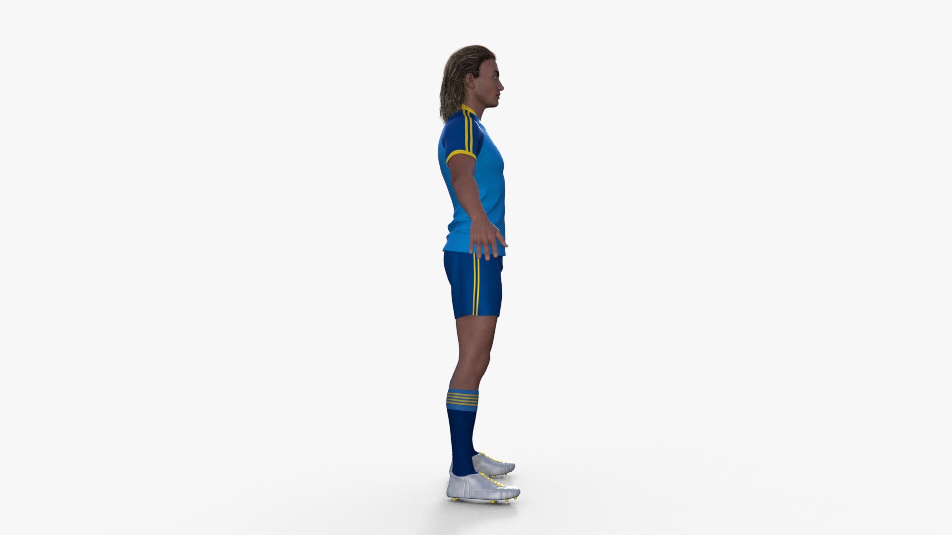 Realistic Football Player 3D model - TurboSquid 2143546