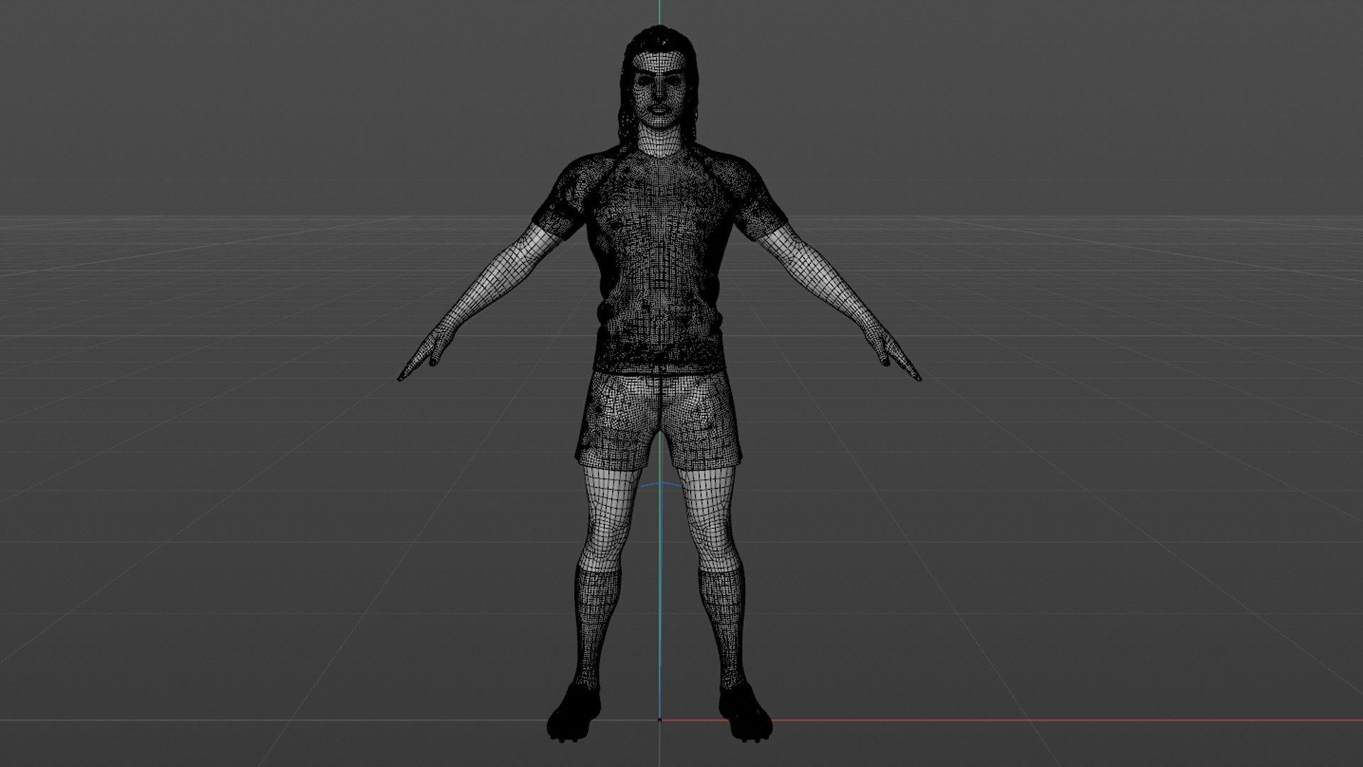 Realistic Football Player 3D model - TurboSquid 2143546