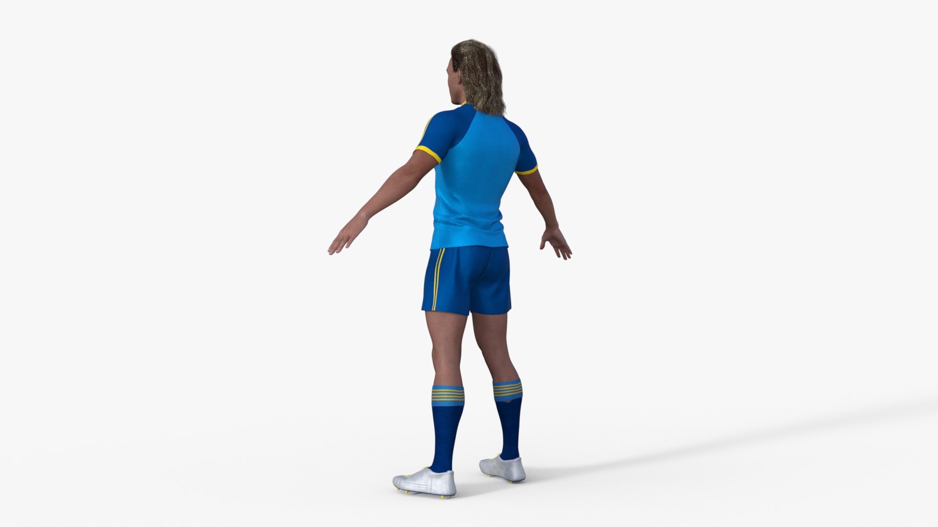 Realistic Football Player 3D model - TurboSquid 2143546