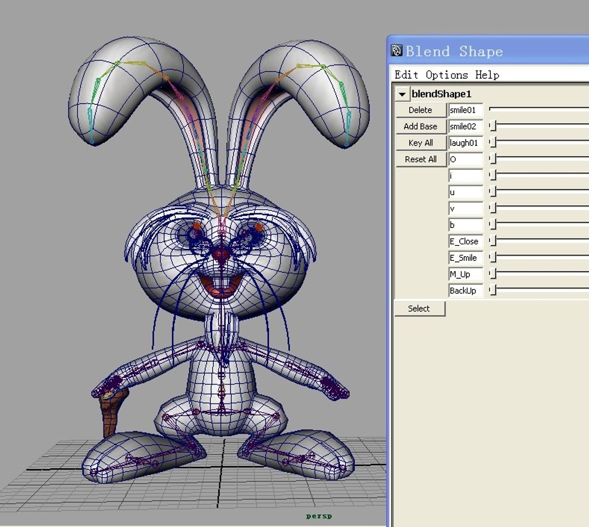 3d Model Cartoon Old Rabbit Boy