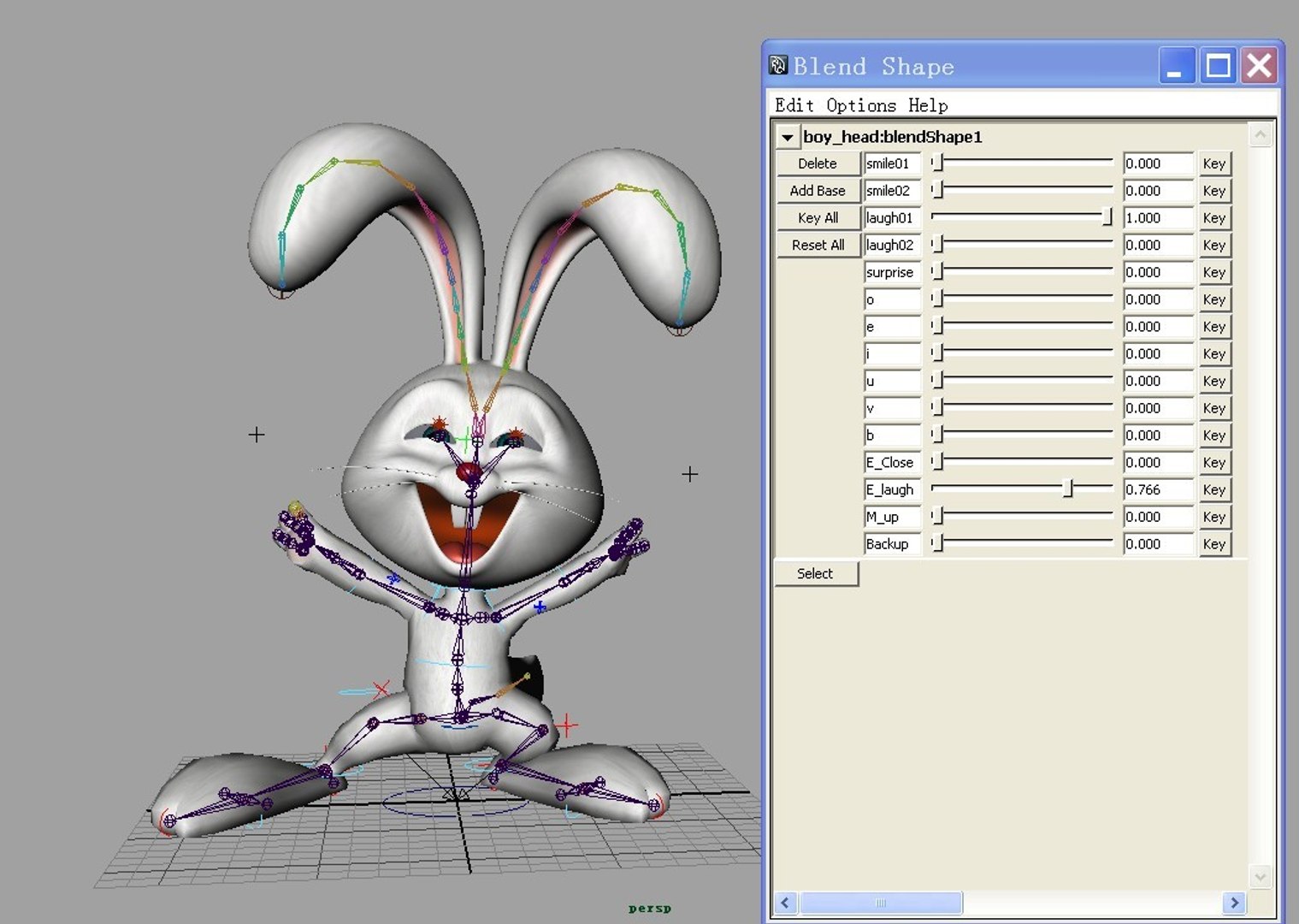3d Model Cartoon Old Rabbit Boy