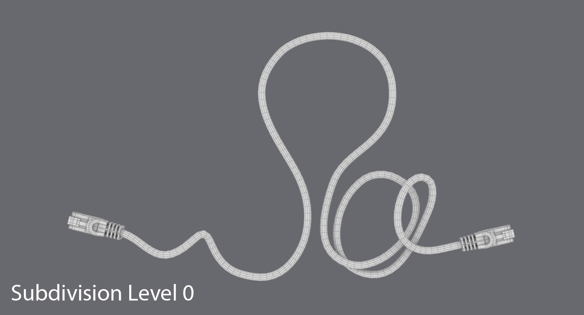 Ethernet-cable---cable-02 3D Model - TurboSquid 1160068