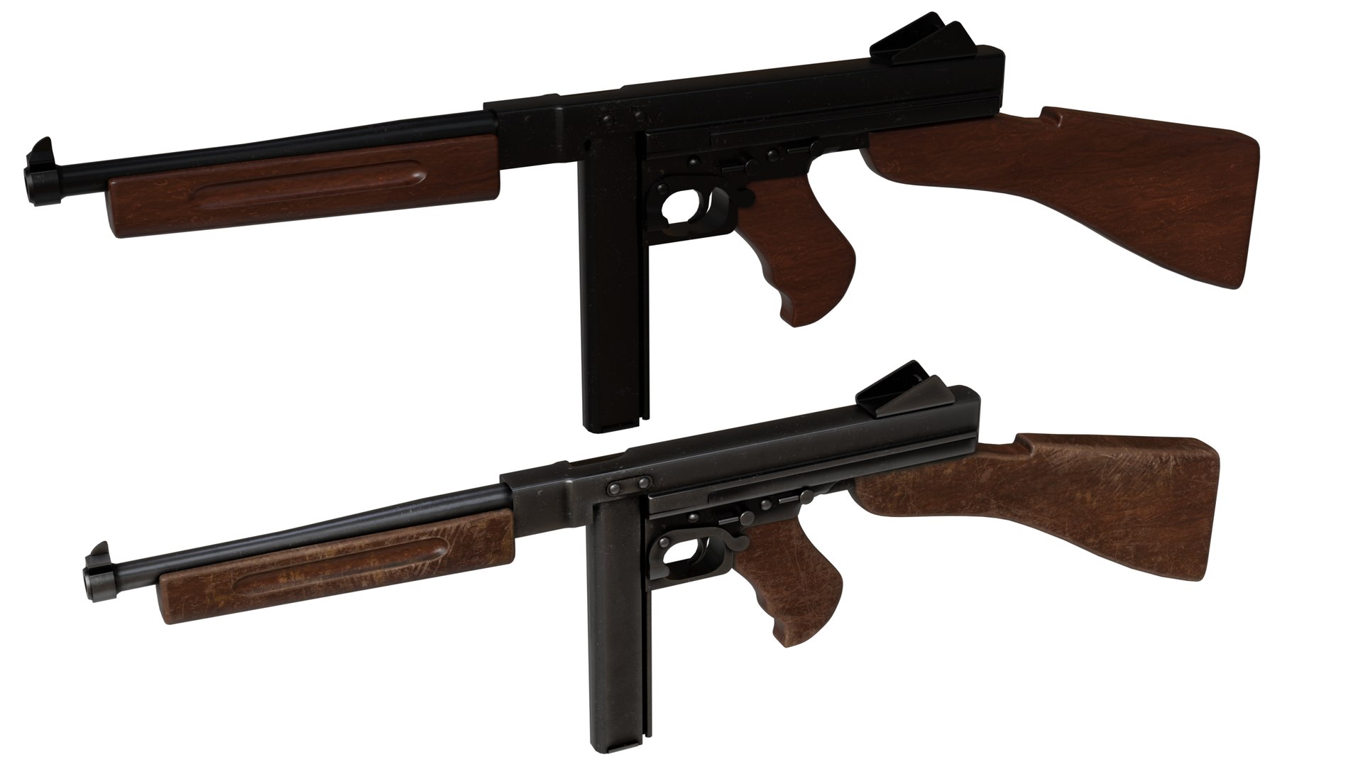 3D Thompson Gun - TurboSquid 2525921