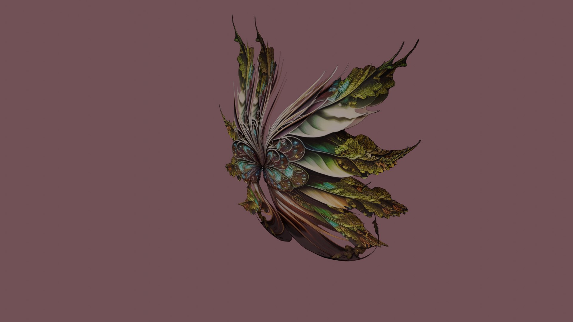 Fantasy wings in 15 versions rigged and animated model - TurboSquid 2019451