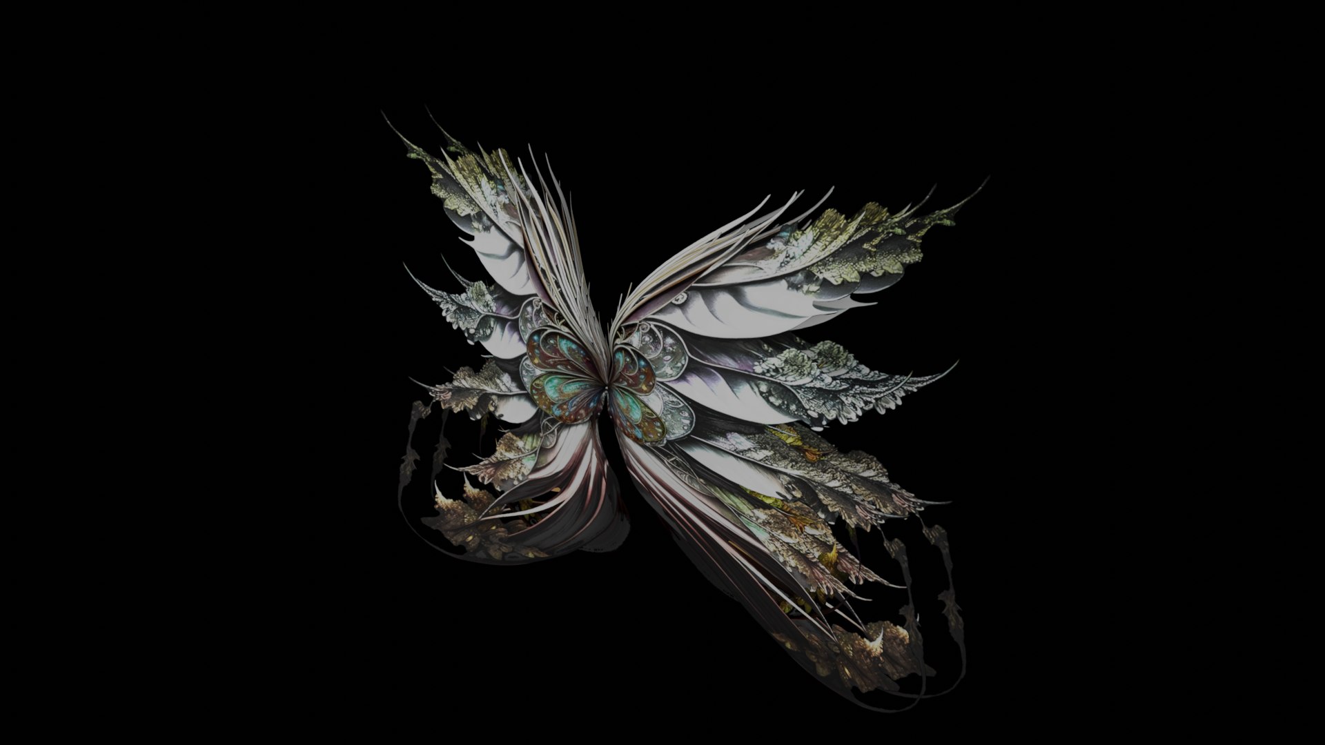 Fantasy wings in 15 versions rigged and animated model - TurboSquid 2019451