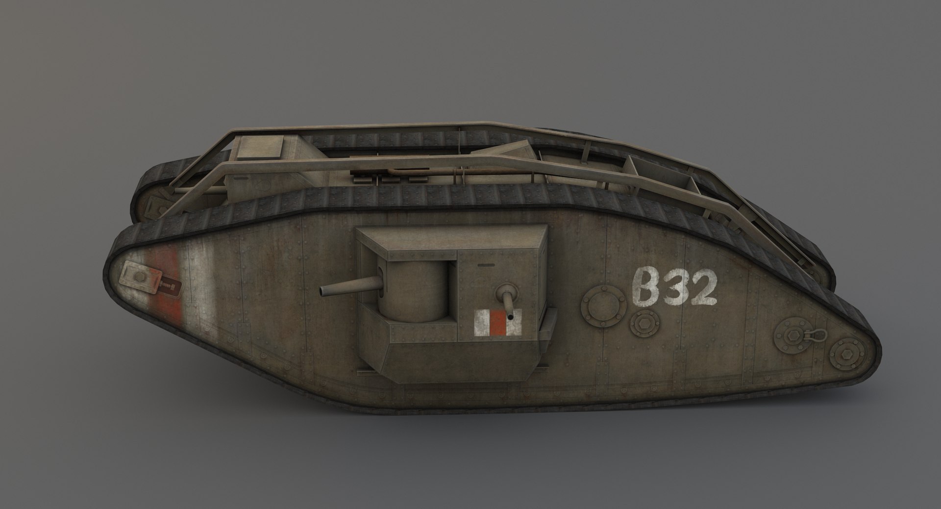 Mark Iv 3D Model - TurboSquid 1377215