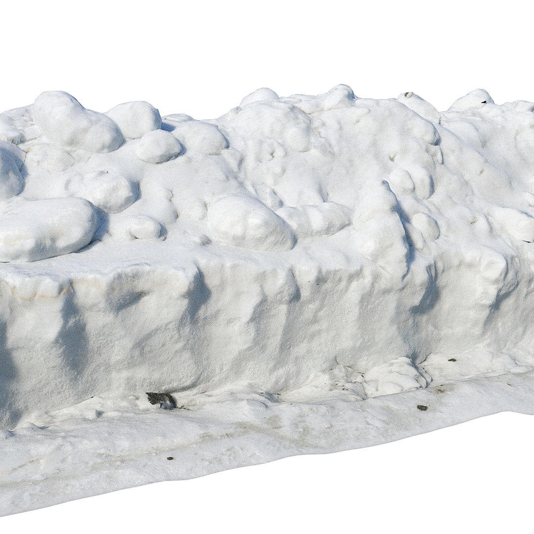 Ultra Realistic A Pile V2 Of Snow 3D - TurboSquid 1730917
