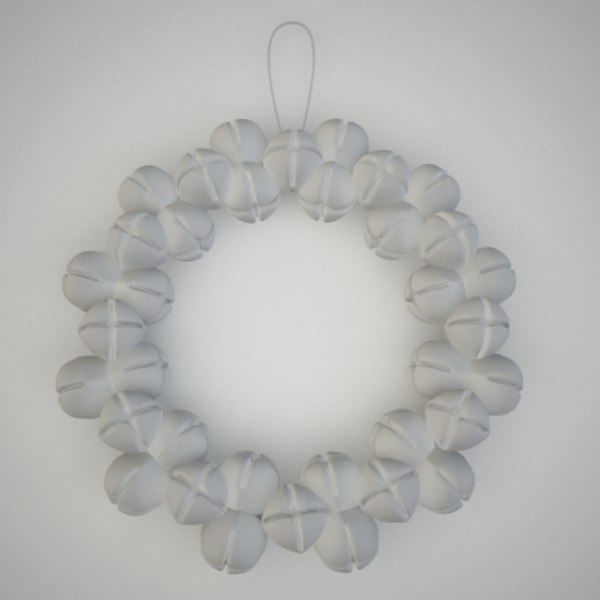 3d christmass wreath model