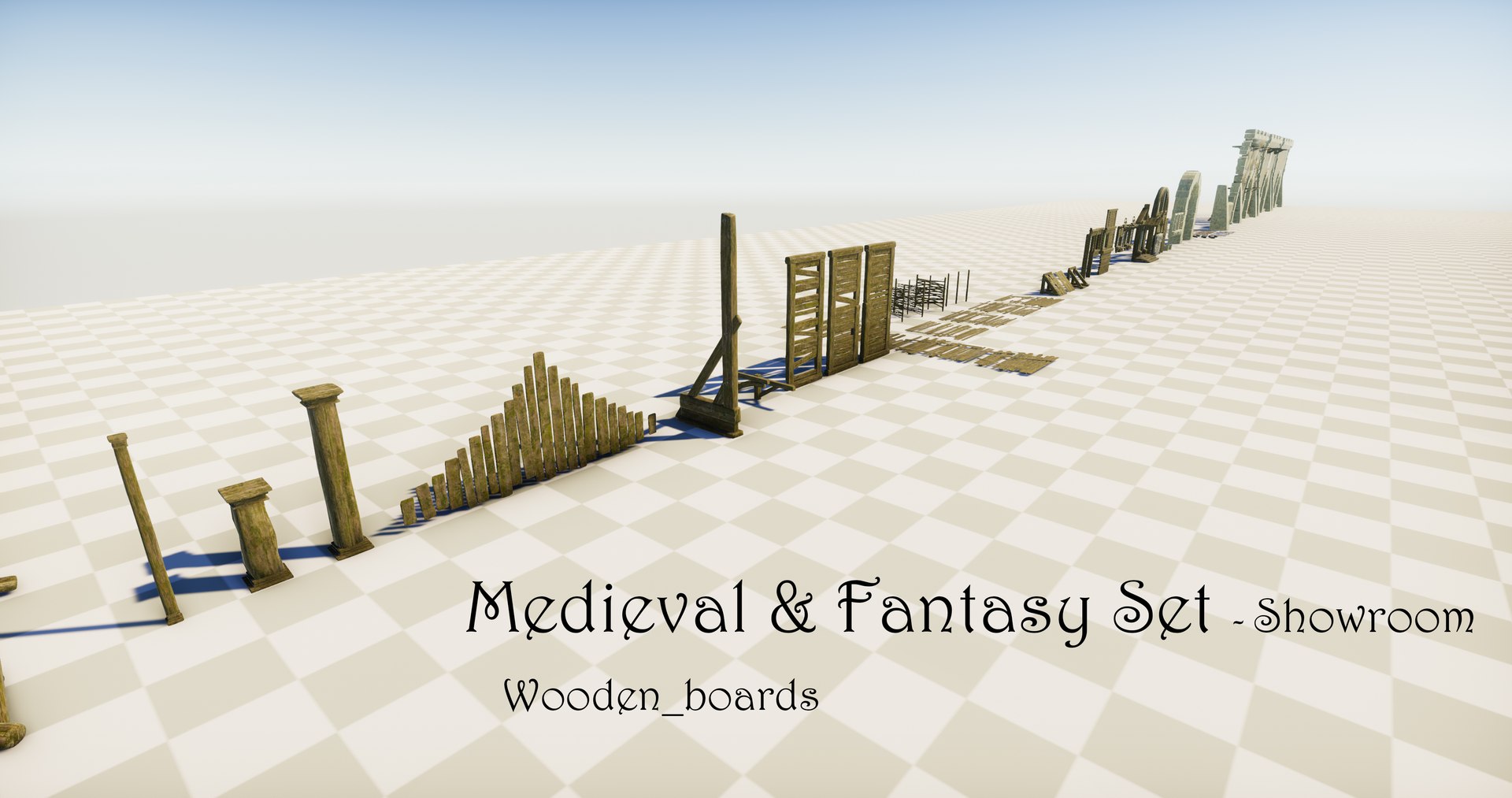 3D Medieval Fantasy Set Model - TurboSquid 1405109