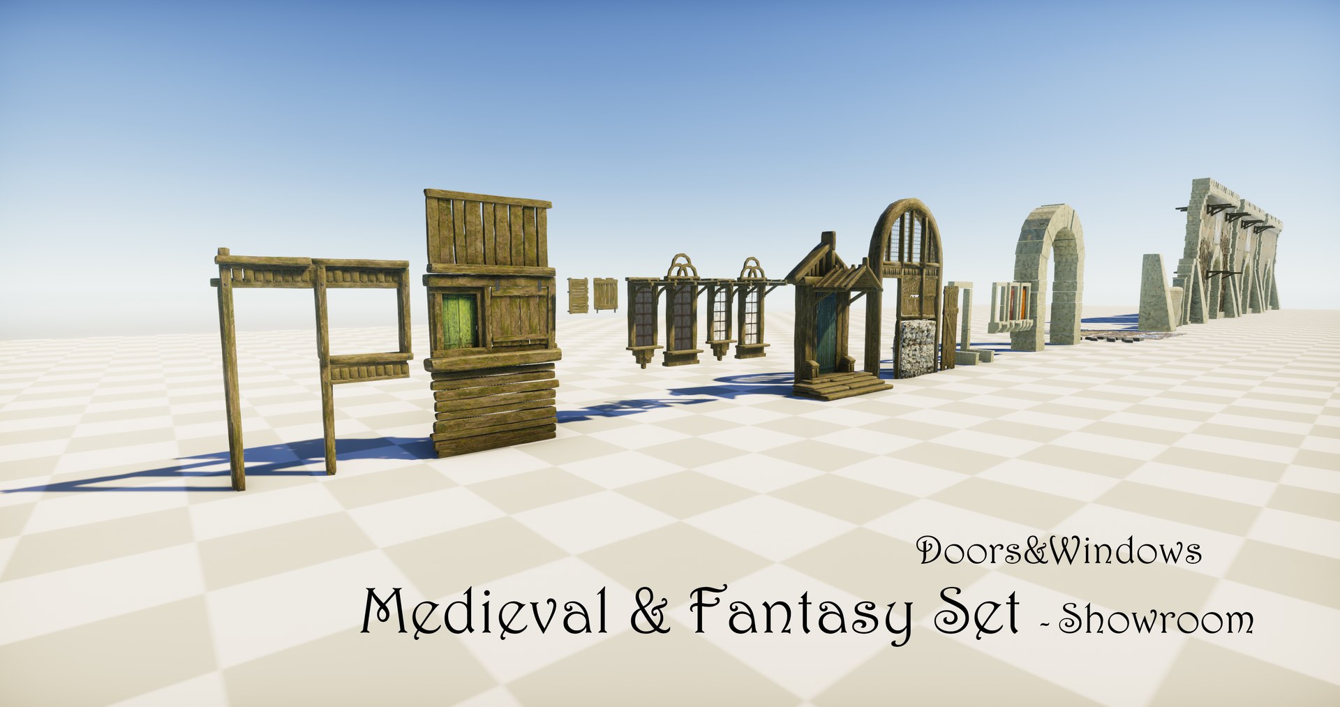 3D Medieval Fantasy Set Model - TurboSquid 1405109