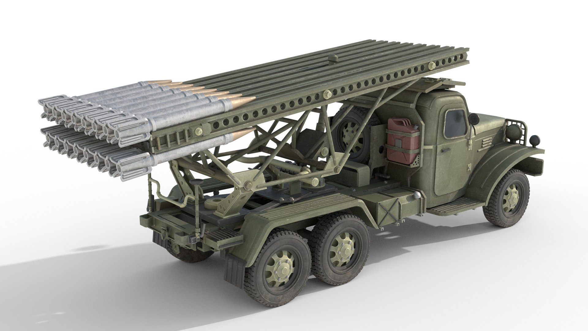 BM 13 Katyusha Rocket Launcher 3D Model - TurboSquid 2241545