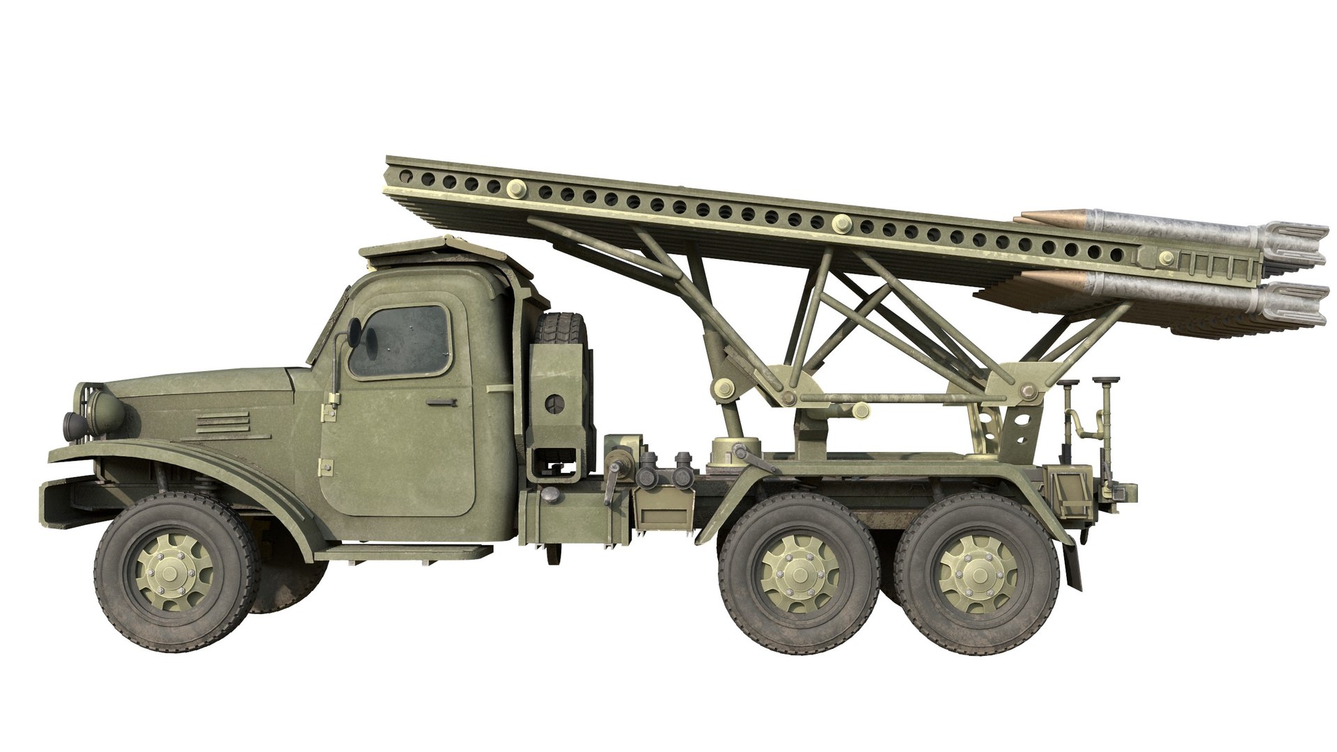 BM 13 Katyusha Rocket Launcher 3D Model - TurboSquid 2241545