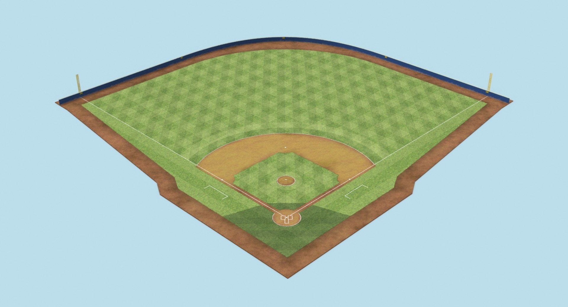 3D Baseball-field - TurboSquid 1317177