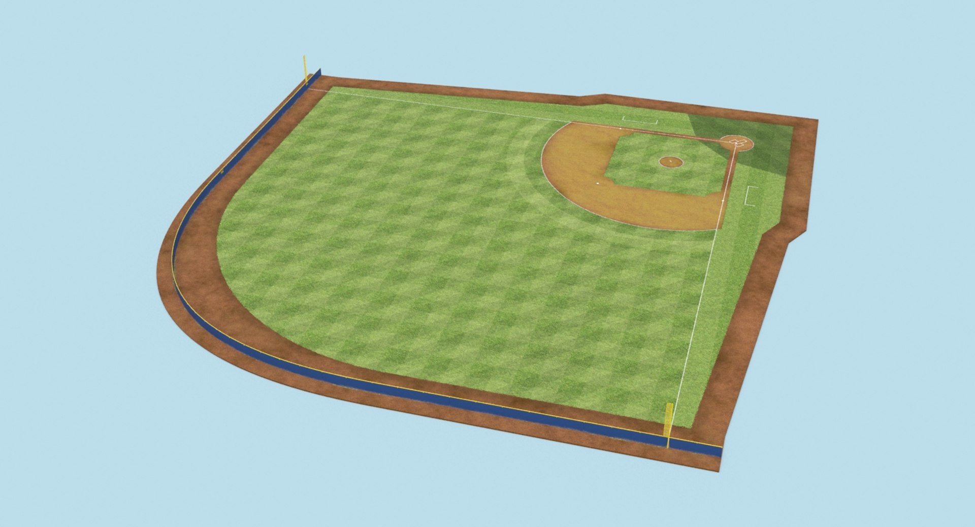 3D Baseball-field - TurboSquid 1317177