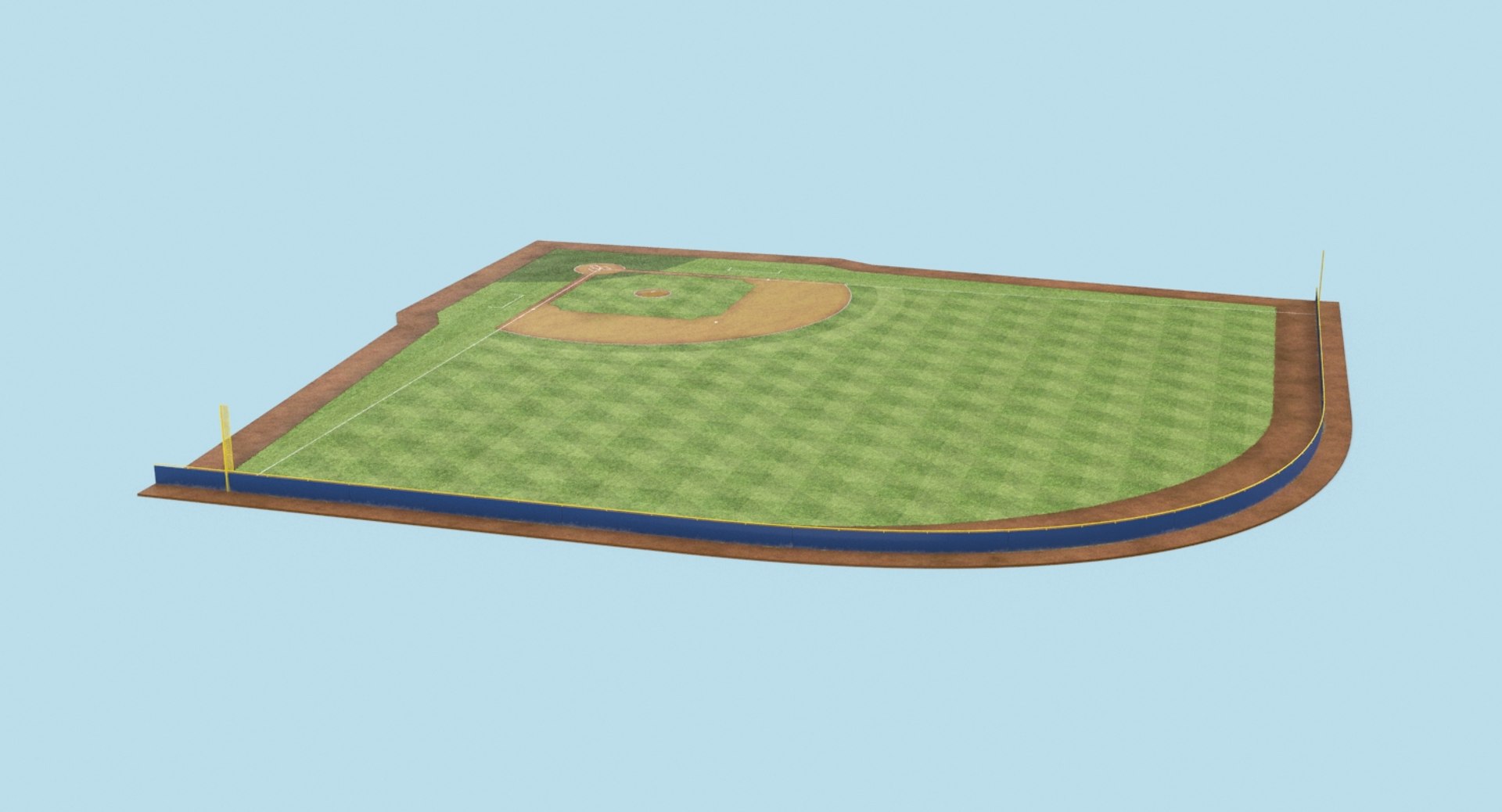 3D Baseball-field - TurboSquid 1317177