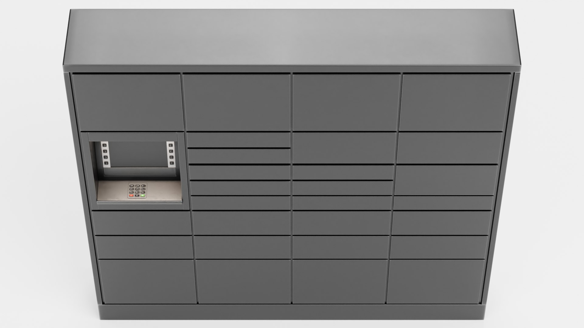 Parcel Lockers 3D Model - TurboSquid 2134682