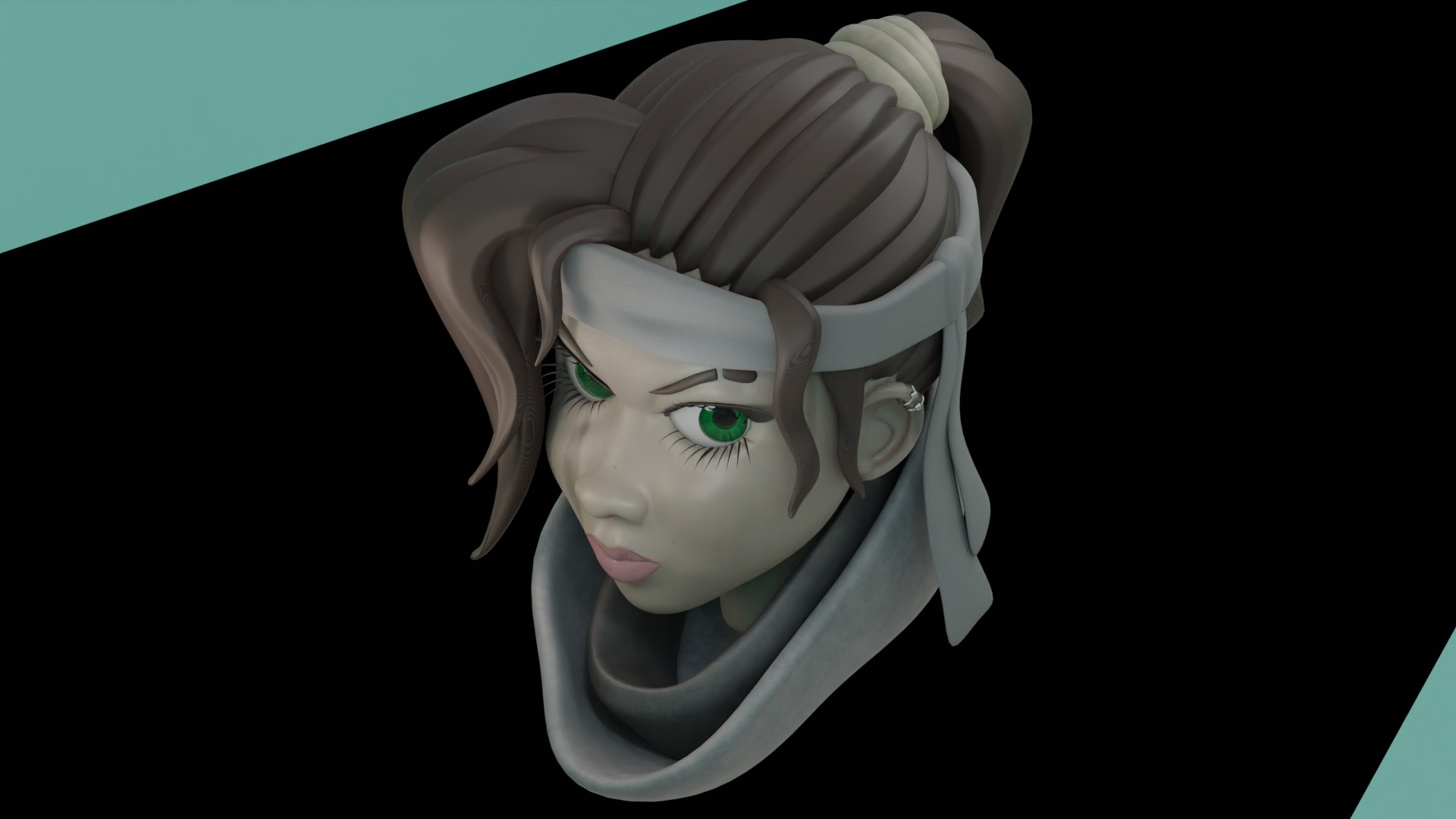 Stylized Girl Face 3D - TurboSquid 1760588