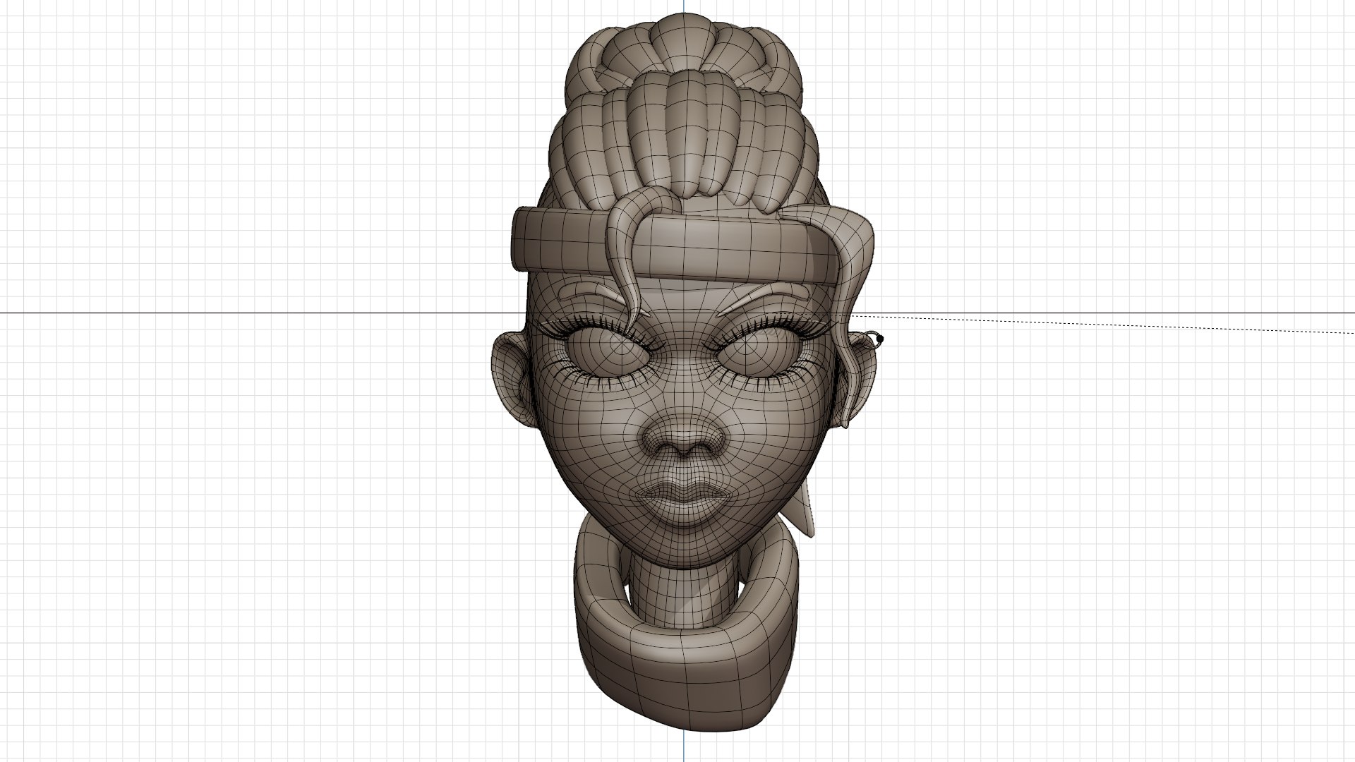 Stylized Girl Face 3D - TurboSquid 1760588