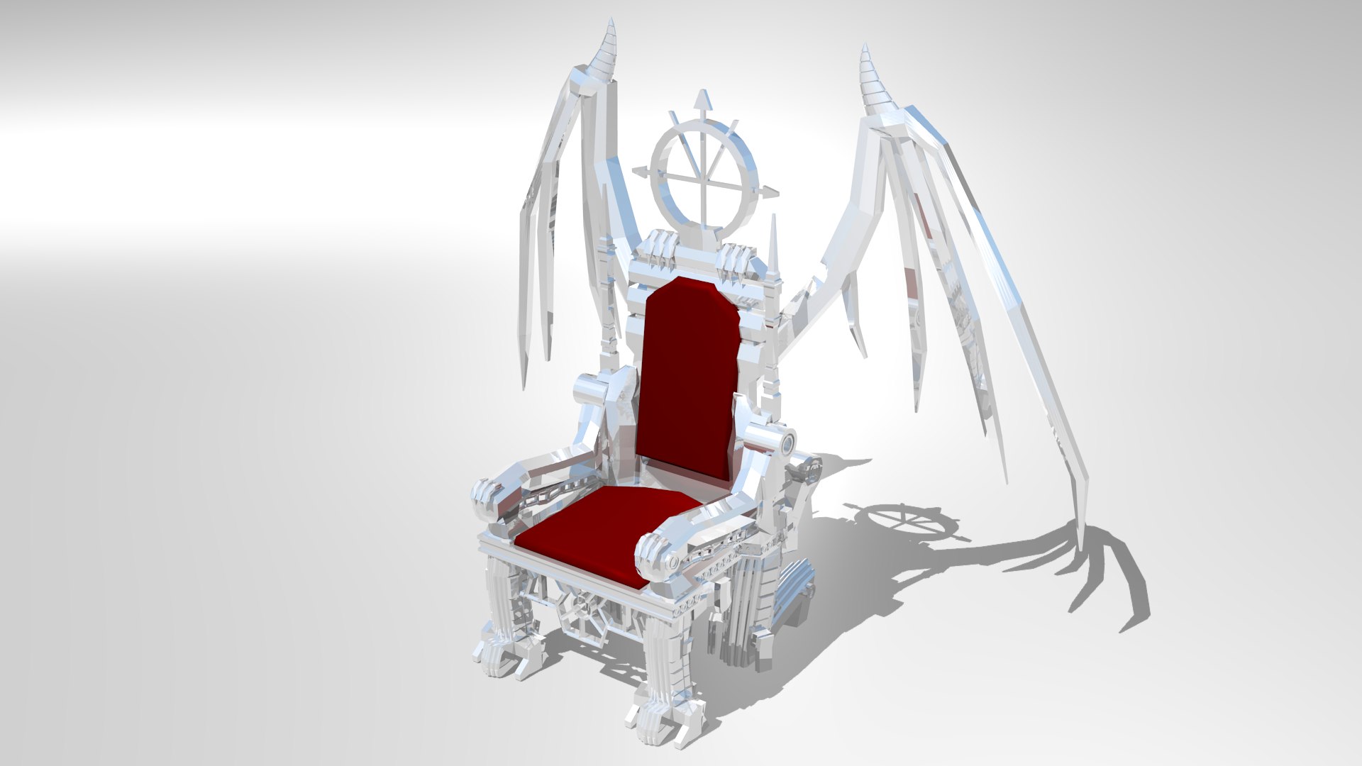 3d king throne model