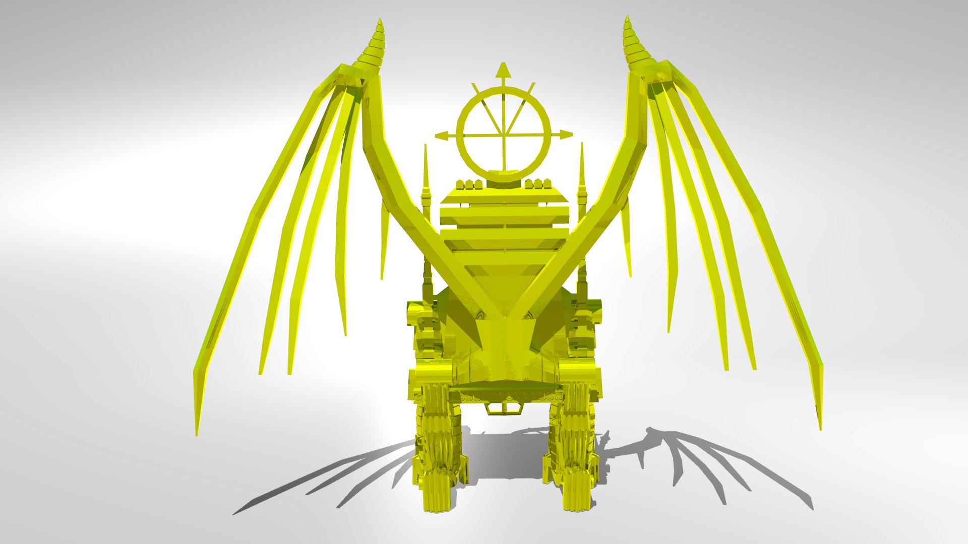3d king throne model